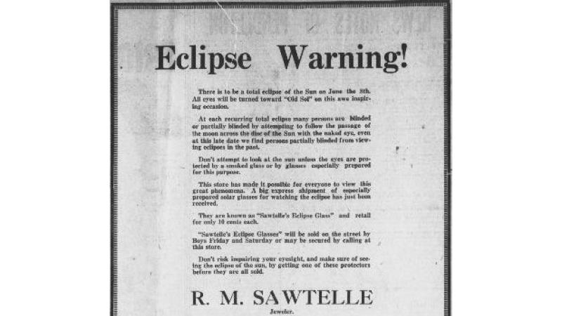 Total Eclipse of the News | National Endowment for the Humanities